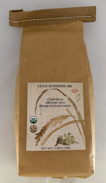 Luna Koshihikari Organic Premium Rice - 5 lb – Four Star Seafood and ...