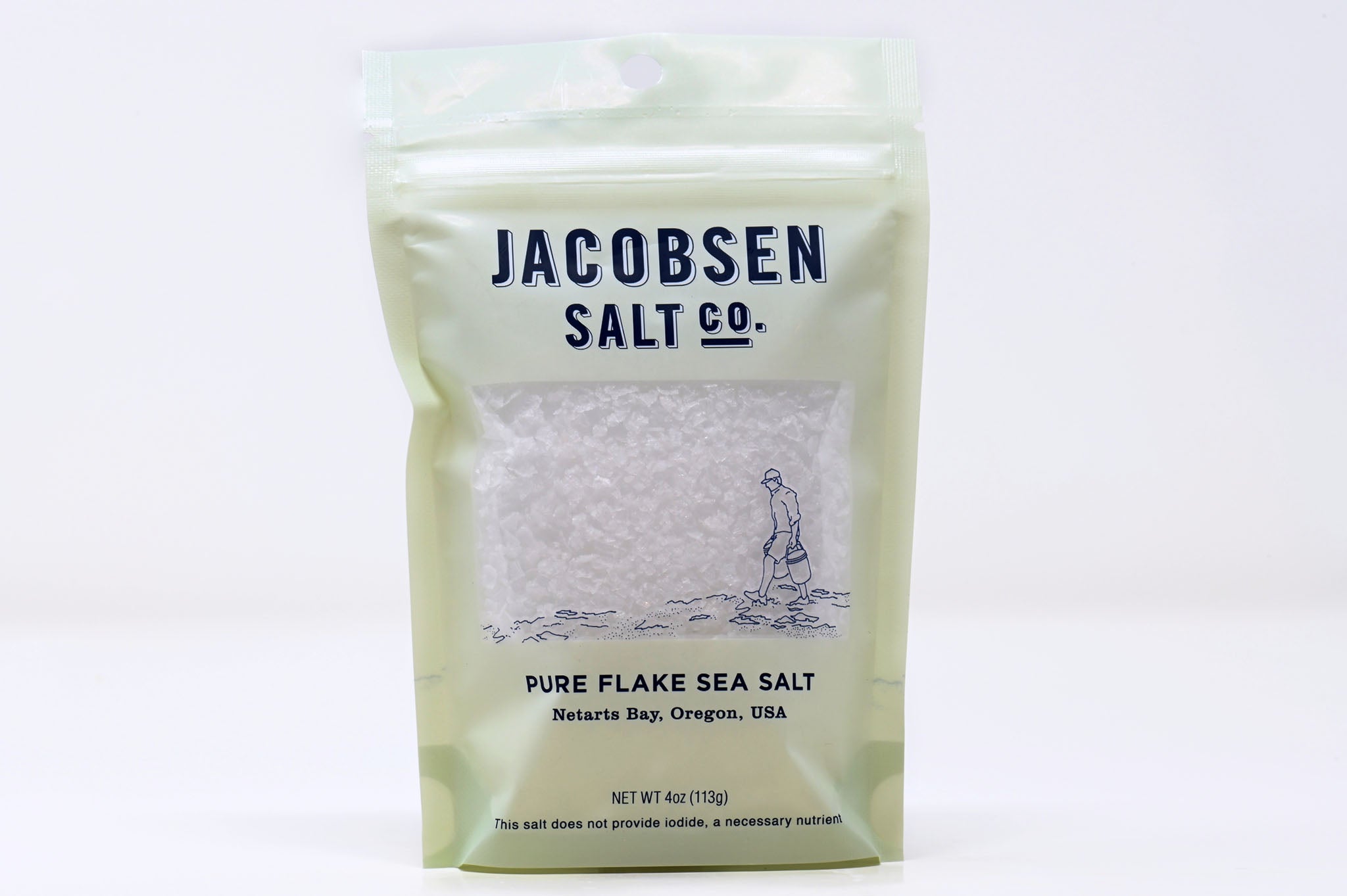 Jacobsen Pure Flake Sea Salt- 4oz – Four Star Seafood and Provisions